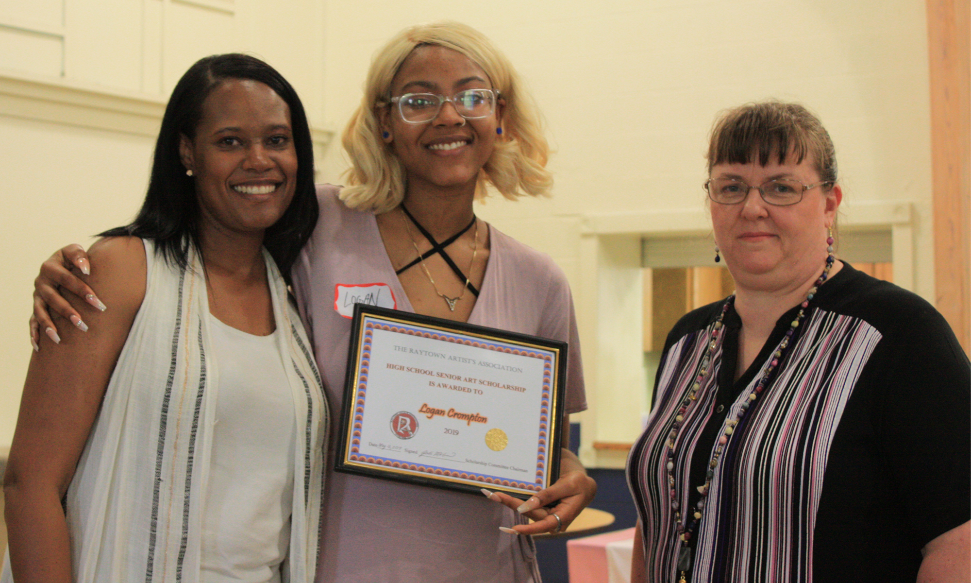2019 scholarship recipient Logan Crompton